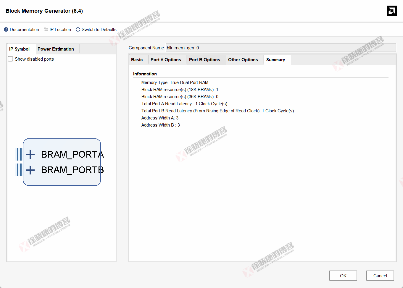 Xilinx IP 解析之 Block Memory Generator v8.4 ——02-如何配置 IP（仅 Native RAM） – 徐晓康的博客
